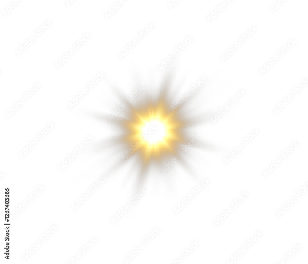 Png Light with Sun Glare. Overlay sun, Sunrays, and Glare in PNG Format ...