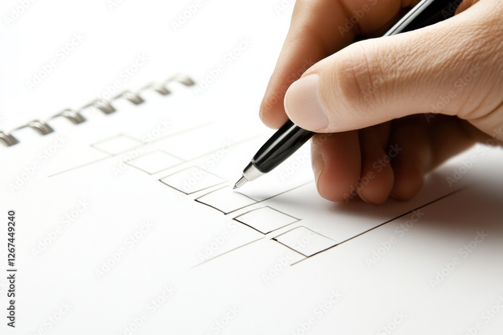 Creating a detailed shopping list to ensure easy and efficient grocery ...