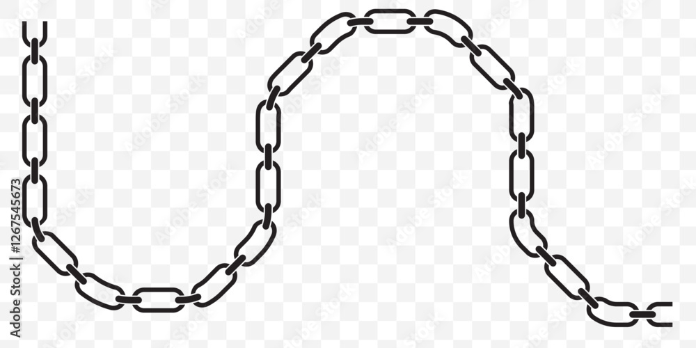Linked hand drawn illustration. Collection of Link icons. Fill and ...