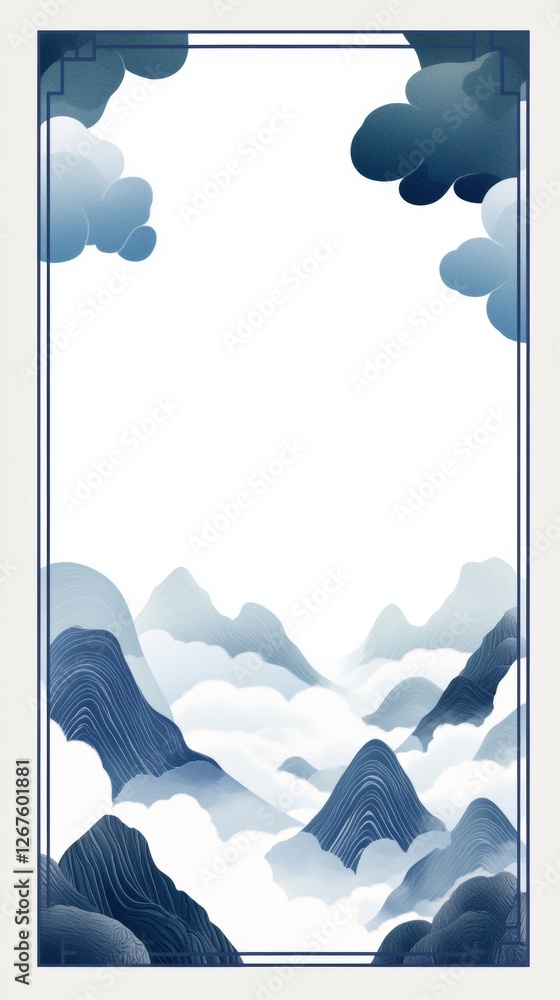 ice cap winter glacial landform graphics snow glacier tundra Stock ...