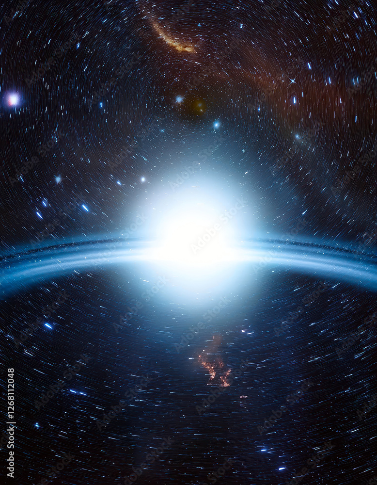 Gravitational Lensing Effect Creates a Cosmic Spectacle Around a ...