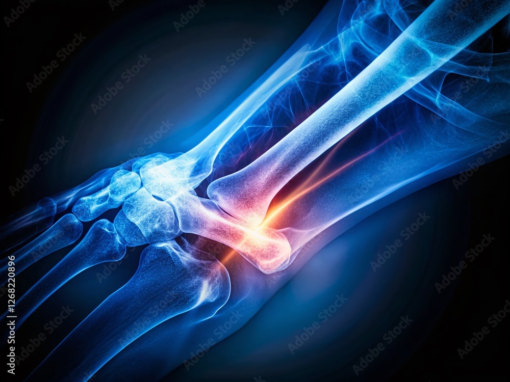 Long Exposure Photo of a Broken Bone X-Ray, Medical Fracture, Healing ...