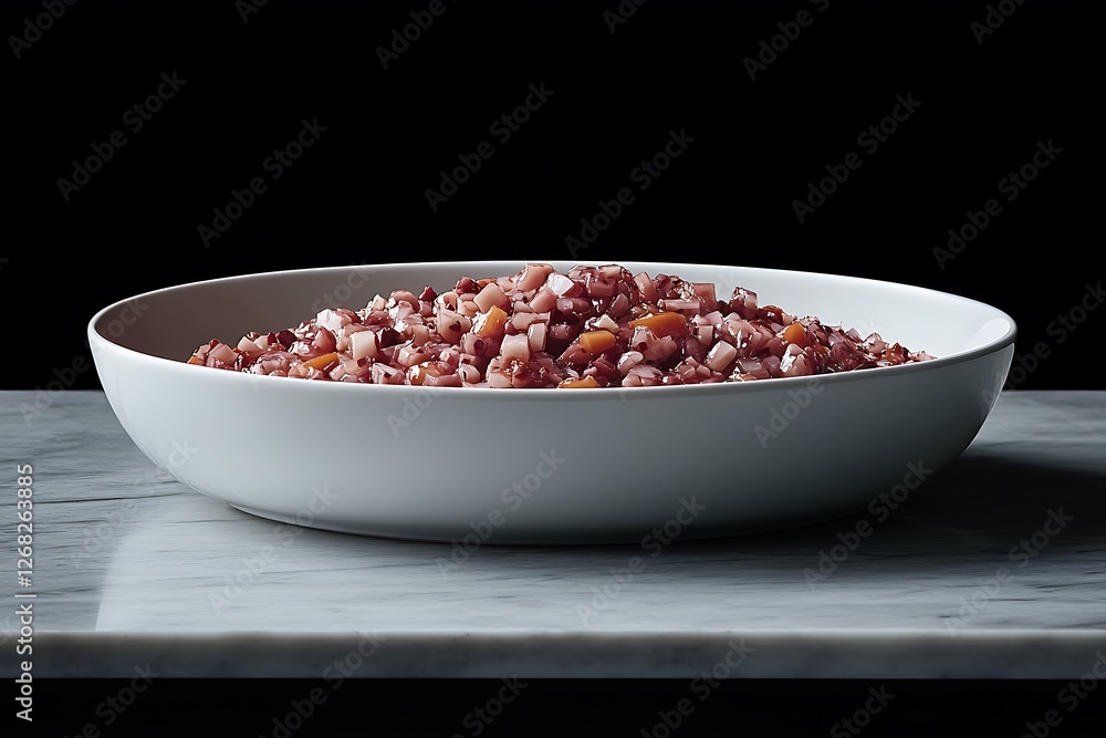 Red Rice: A simple yet elegant image showcasing a bowl of freshly ...