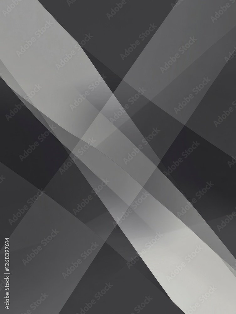 A grayscale background with two large, overlapping X shapes in ...