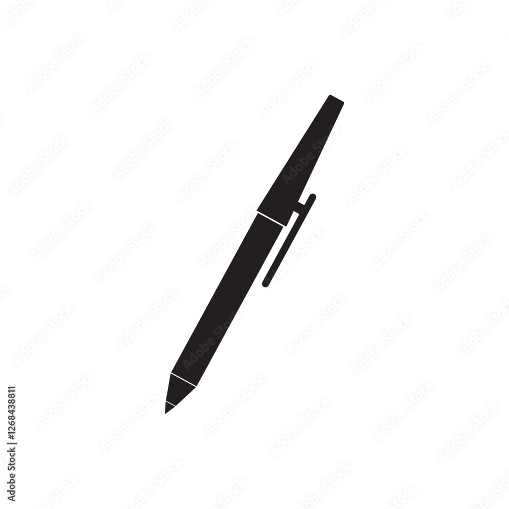 pen icon logo vector design, this image can be used for making company ...