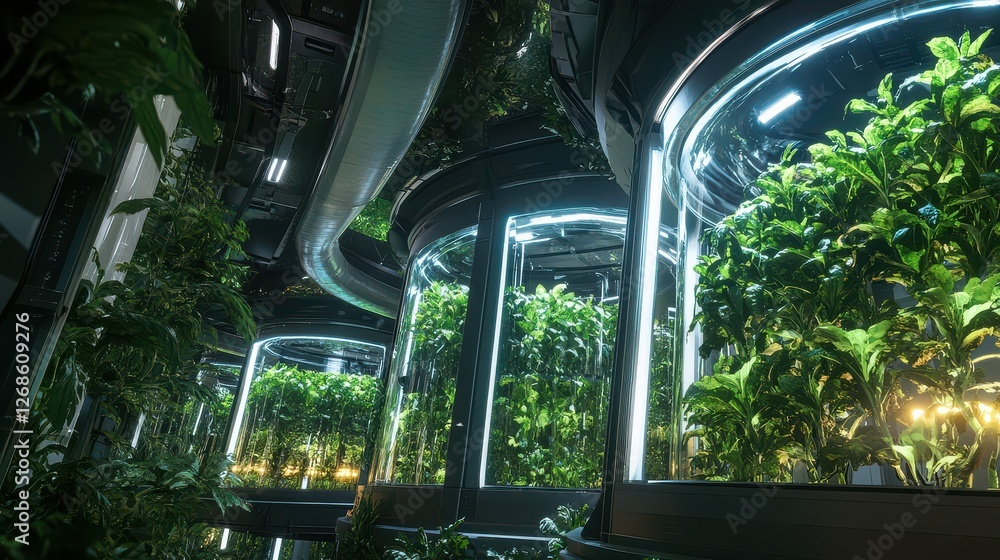 Vertical farming modules flourish in artificial gravity on a rotating ...