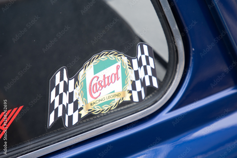 Castrol racing legend logo text and sign British global brand of ...