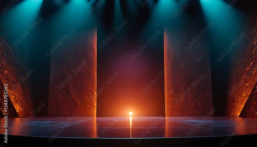 Abstract beautiful scene stage for product presentation,light - natural ...