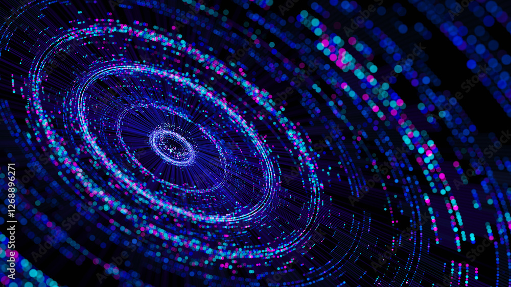 Big data artificial intelligence machine learning neural network flow ...