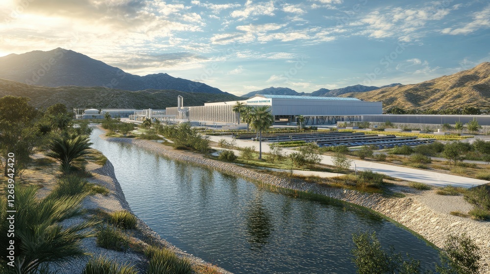 sustainable power plants that integrate green energy technologies to ...