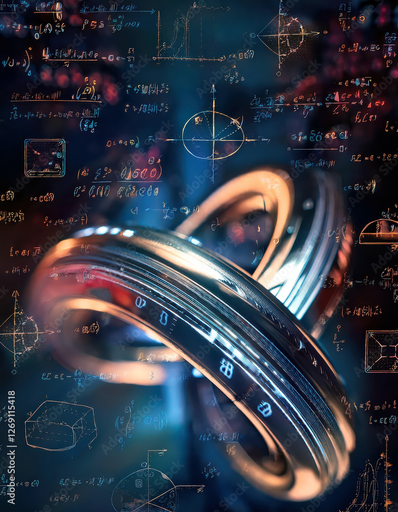 Exploring the Beauty of a Mobius Strip With Mathematical Symbols and ...