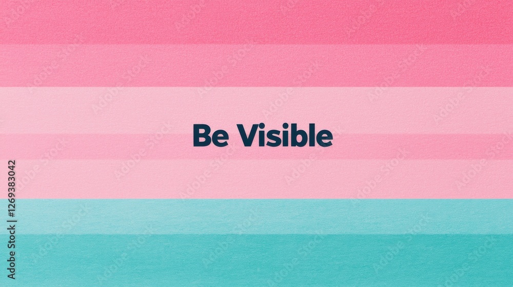 Transgender Day of Visibility concept. Minimalist Poster Design with ...
