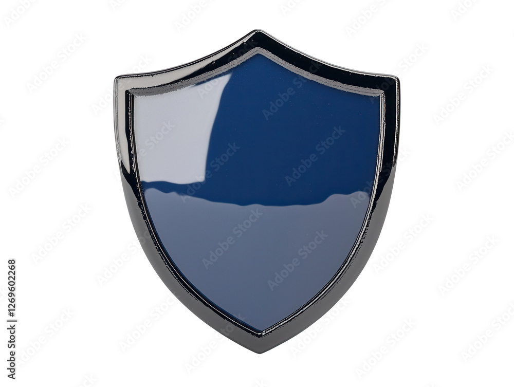 Shield icon design with transparent background for digital use in ...