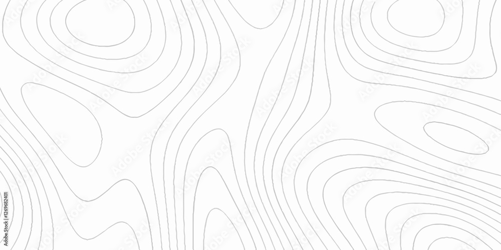 Abstract topographic contours map with geometric curved lines and ...