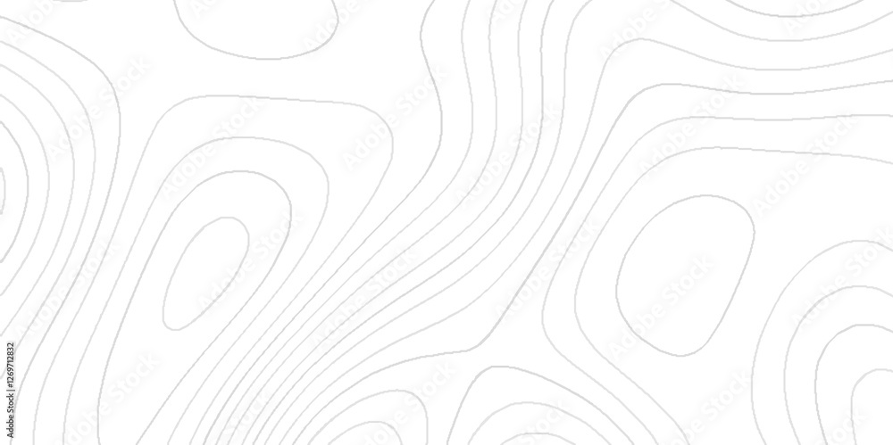 Abstract topographic contours map with geometric curved lines and ...