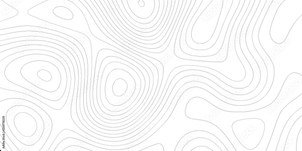 Modern design of line geometric background with topography, Abstract ...