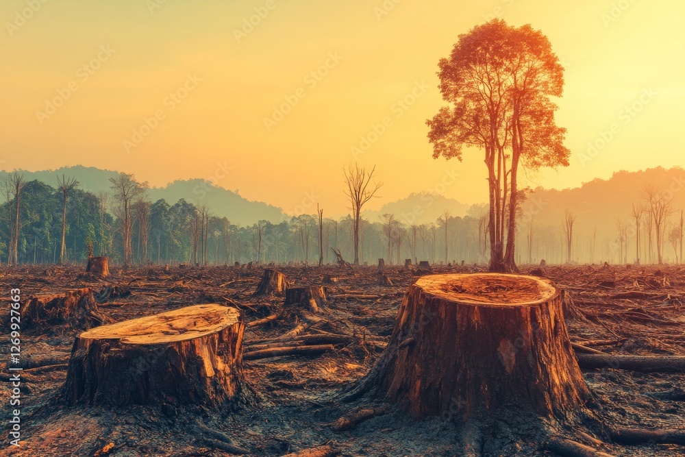 Slash and burn farming involves cutting down and burning rainforest ...