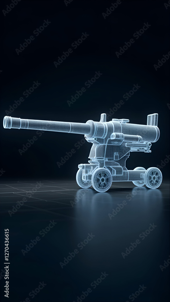 Heay Artillery howitzer cannon gun for Military Battle Defense ...