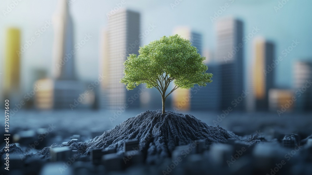 Resilience In Urban Landscapes, A Symbol Of Hope And Environmental ...