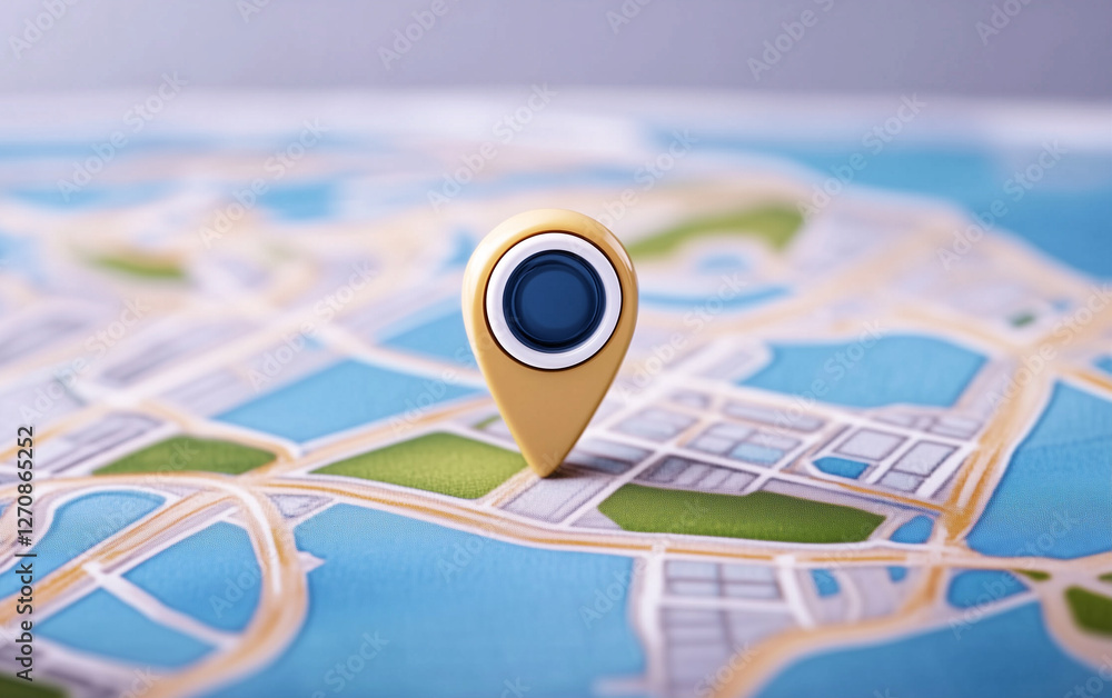 Ilustración de Stock Location pin on map shows location. Location pin ...