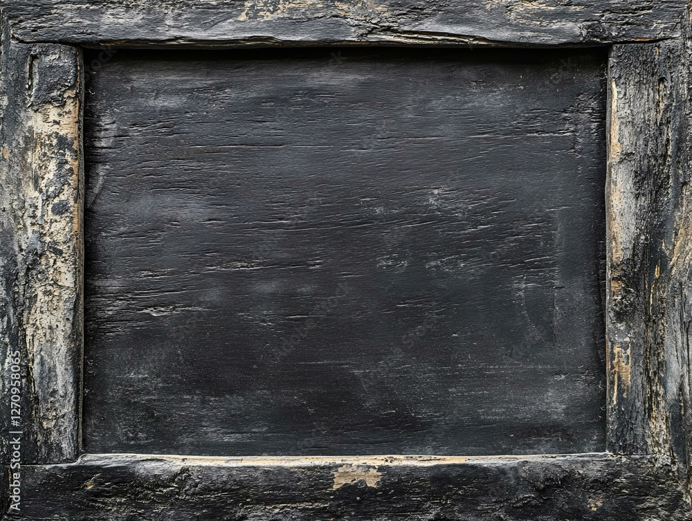 Rustic black chalkboard frame for writing, perfect for menus, notices ...