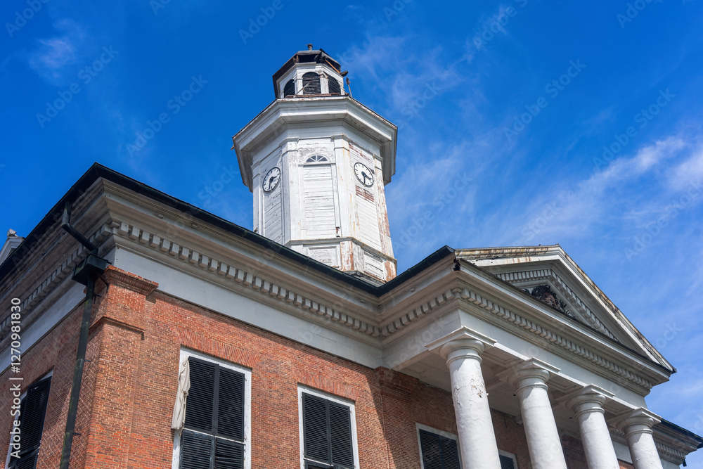 Paramaribo, capital city of Suriname, known for ornate wooden Dutch ...