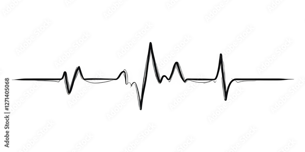 heart rate pulse, icon medicine logo, vector heartbeat heart rate icon ...