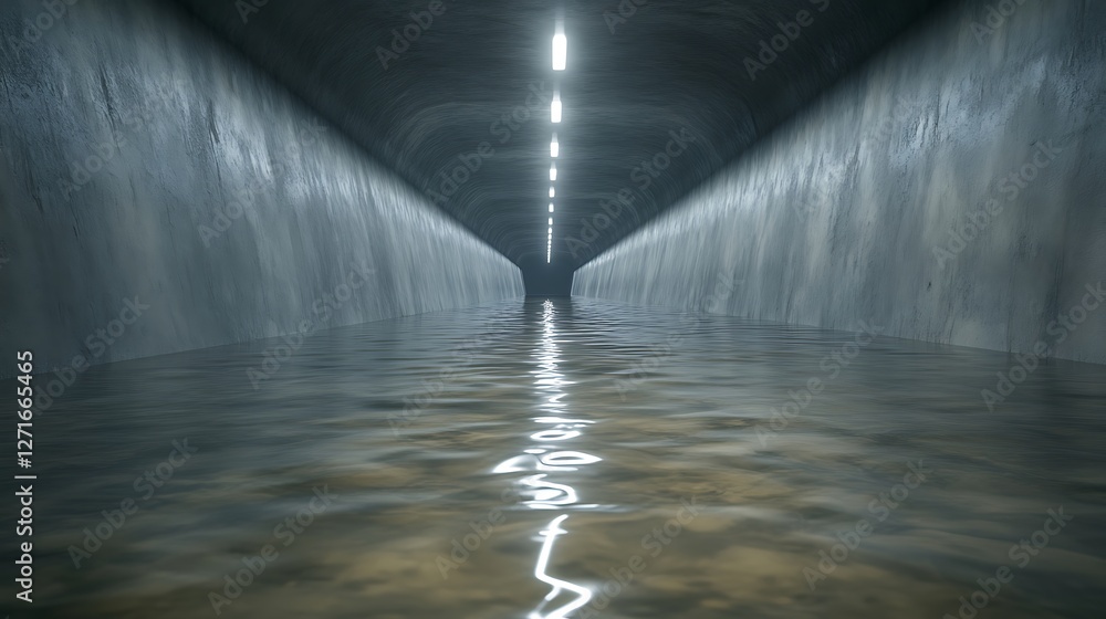 A modern urban drainage system featuring advanced design and ...