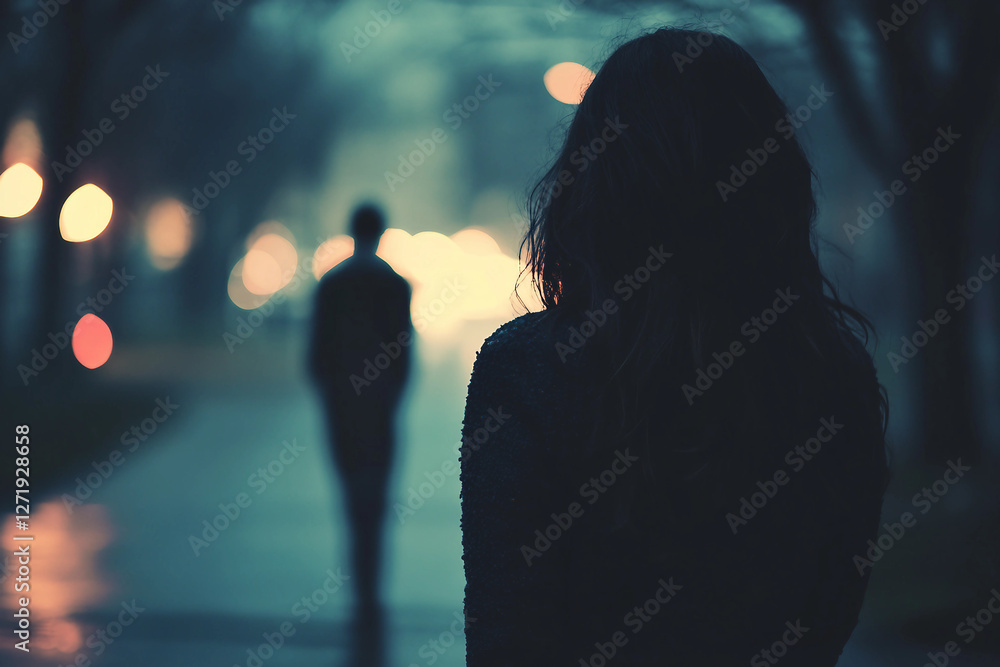 Generative AI Image of Family Couple in Conflict Highlighting Emotional ...