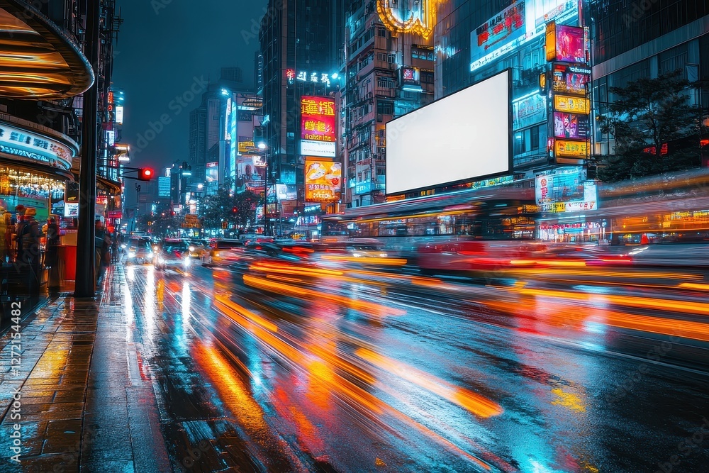 Billboard mockup city outdoor poster blank street ad sign digital. Mock ...