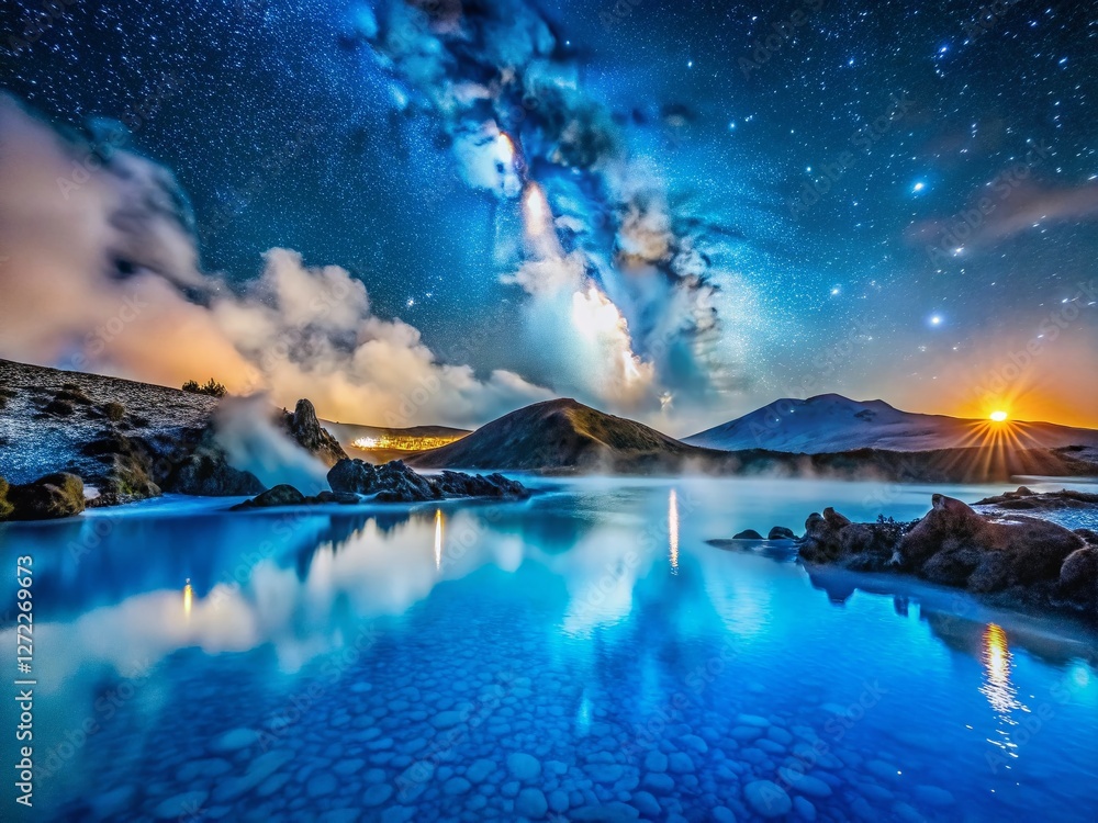 Iceland Blue Lagoon Night Photography: Ethereal Geothermal Waters Under ...