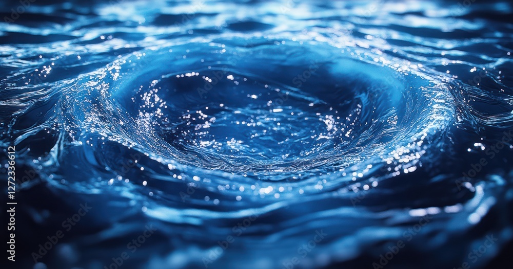 Hyper-realistic Water Ripples with Stone Bottom and Raindrop Surface ...