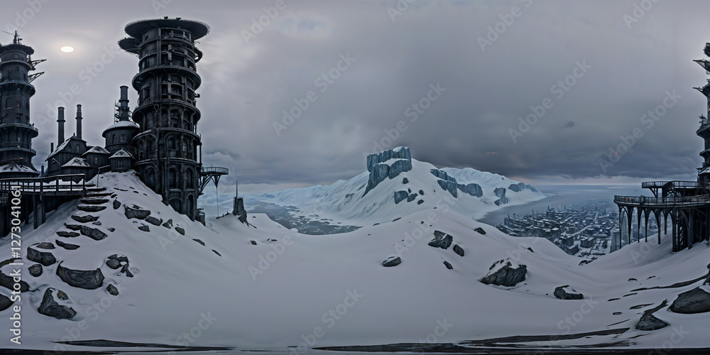 Full 360 degrees seamless spherical panorama HDRI equirectangular ...