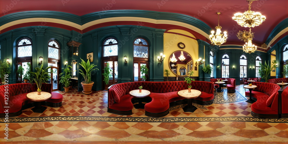 Full 360 degrees seamless spherical panorama HDRI equirectangular ...