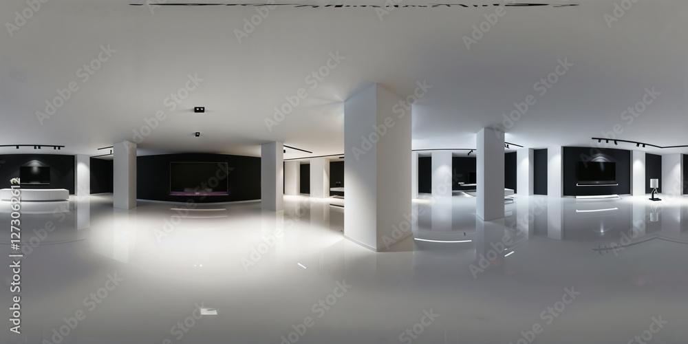 Ilustración de Stock Full 360 degrees seamless spherical panorama HDRI ...