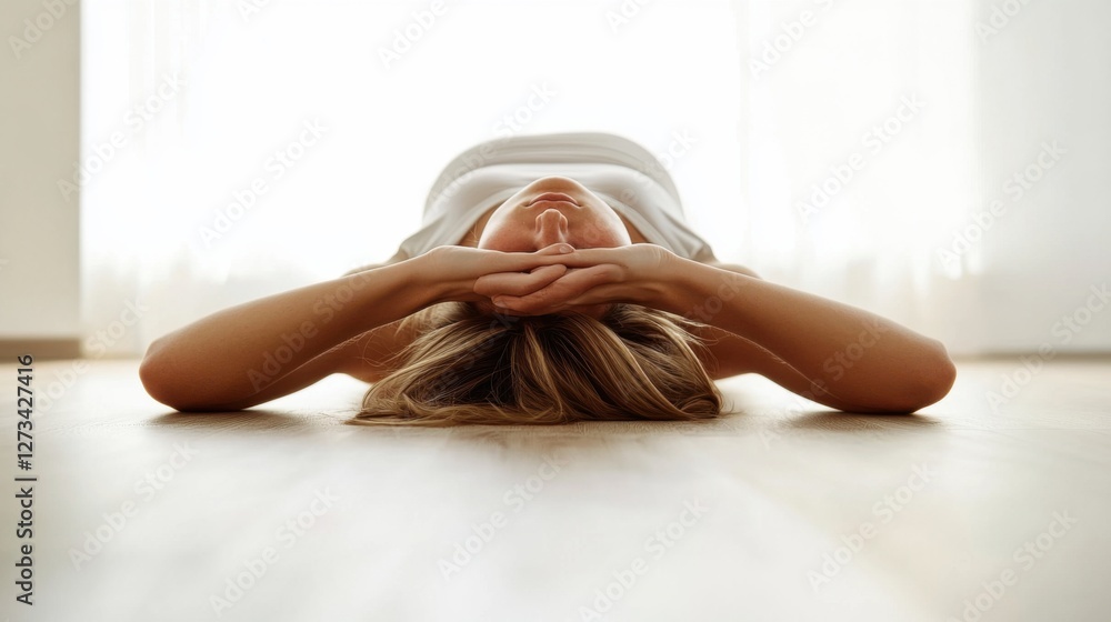 Withdrawal symptoms cause fatigue. A person lying down, exhausted Stock ...