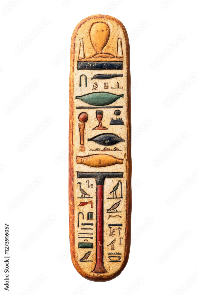 Isolated Ancient Egyptian Hieroglyphic Cartouche with Symbols Stock ...