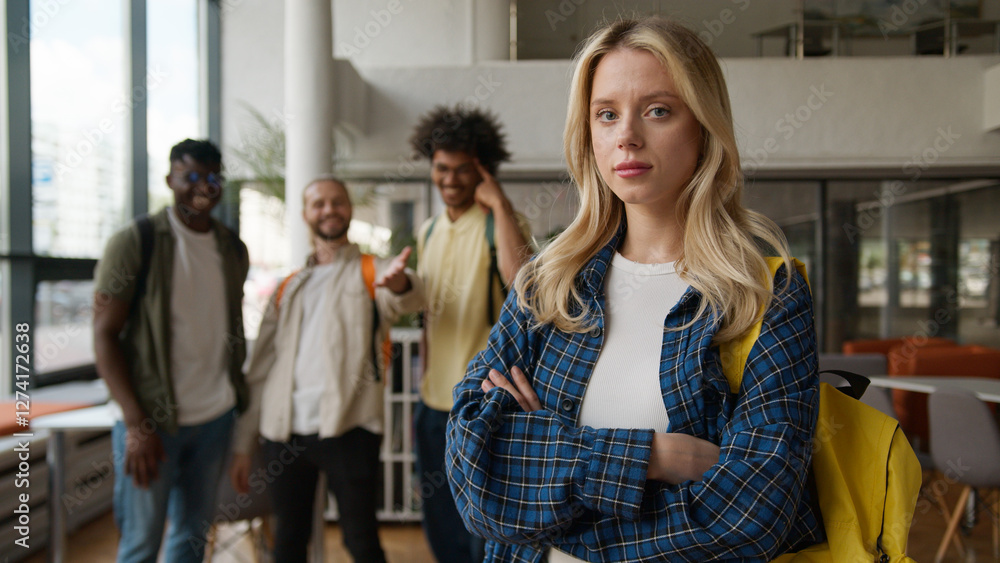 University college high school bullying mocking four multiracial ...