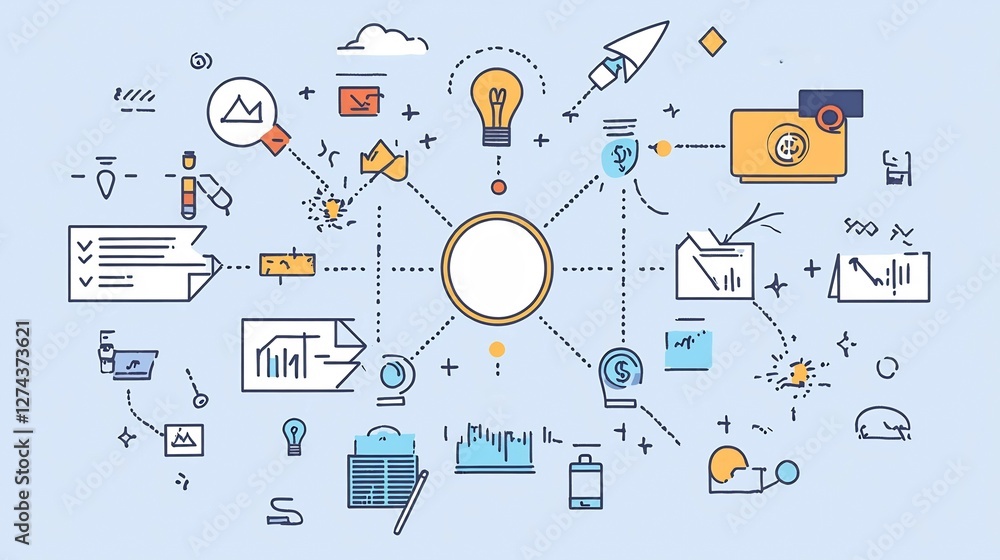 Illustrative flowchart depicting a detailed roadmap for scaling a tech ...