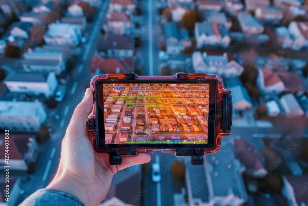 Thermal imaging scan reveals energy usage patterns in neighborhood ...