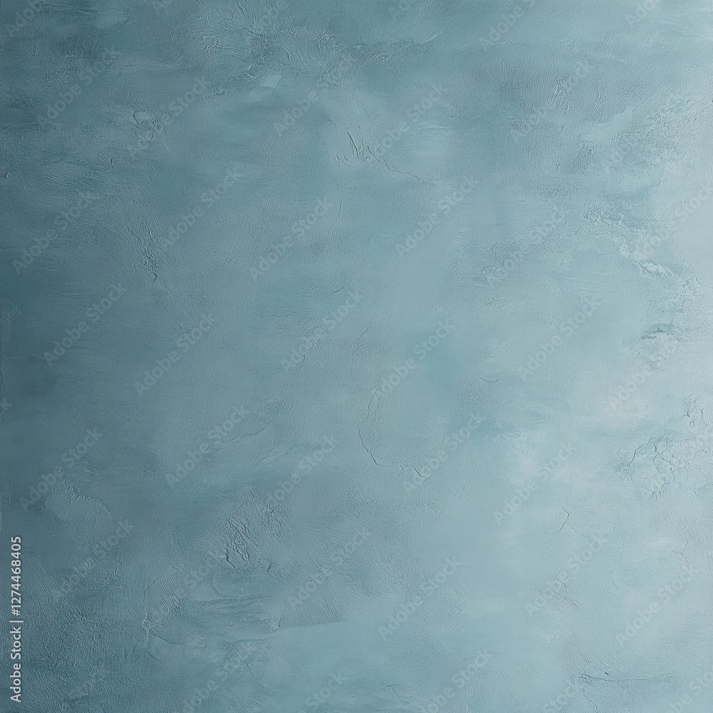 Soft powder blue concrete wall texture with subtle cracks and depth ...