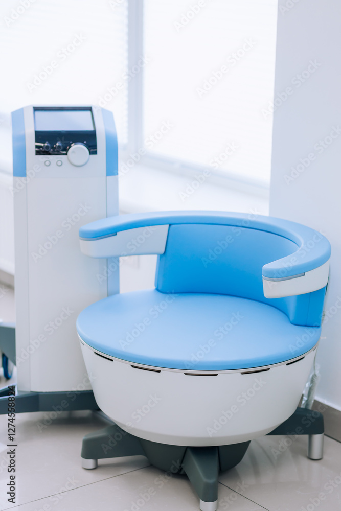 machine for treatment with electromagnetic technology to strengthen the ...