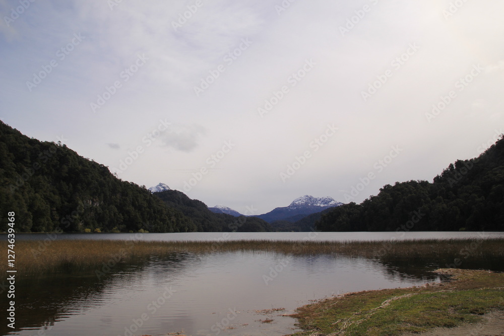 Lago Machonico Espejo Grande Chico San Martin de los Andes Patagonia ...