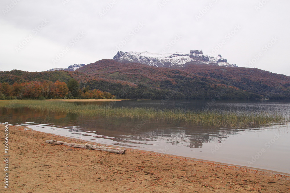 Lago Machonico Espejo Grande Chico San Martin de los Andes Patagonia ...