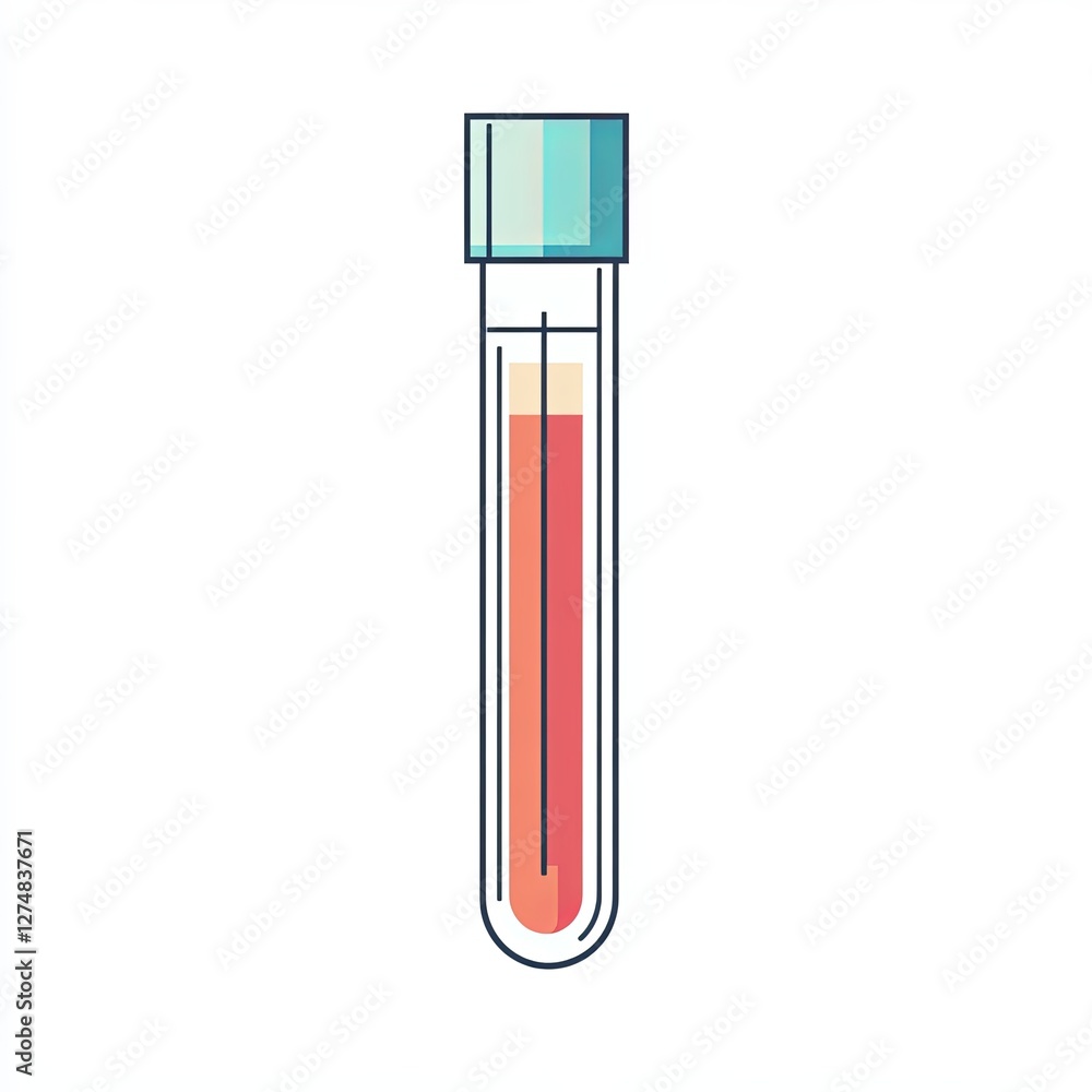 blood oxygen level, a simple line drawing, flat design style, pastel ...
