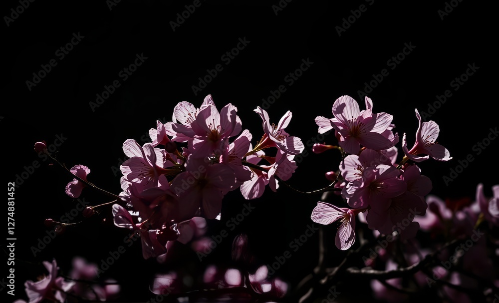 Early spring east asian cherry ornamental tree pink bloom East Asian ...