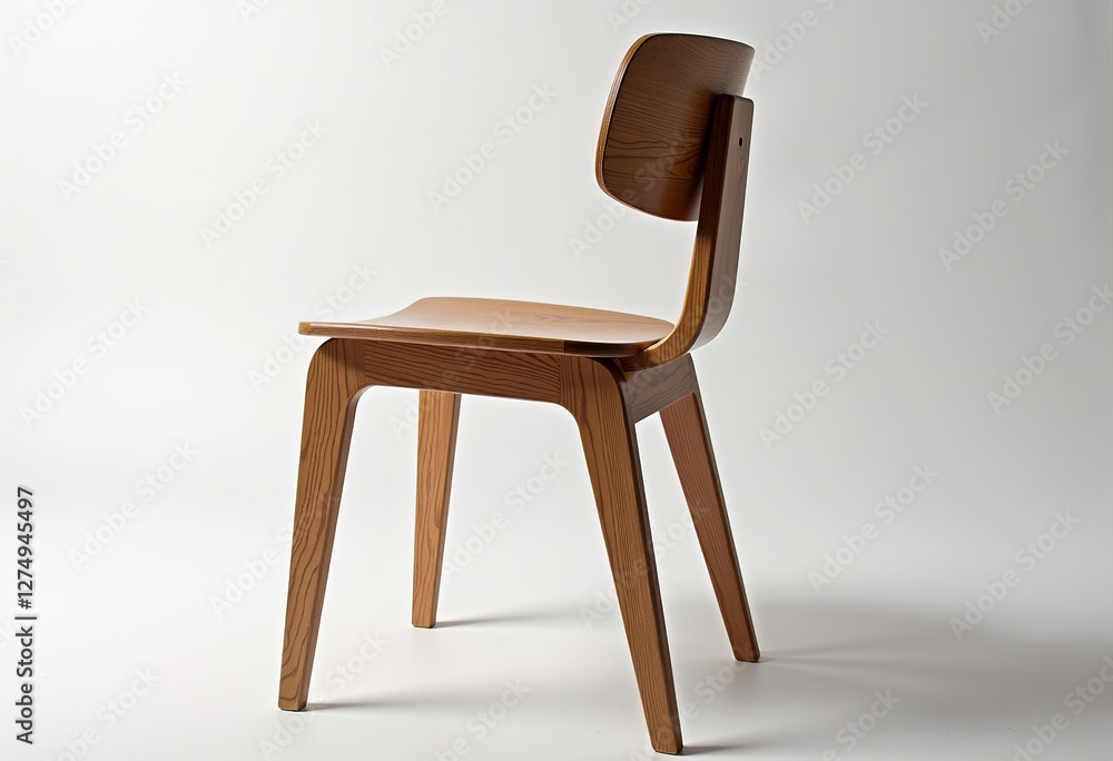 Inspired Nordic Chair: Modern Wood Chair Design with Mortise and Tenon ...