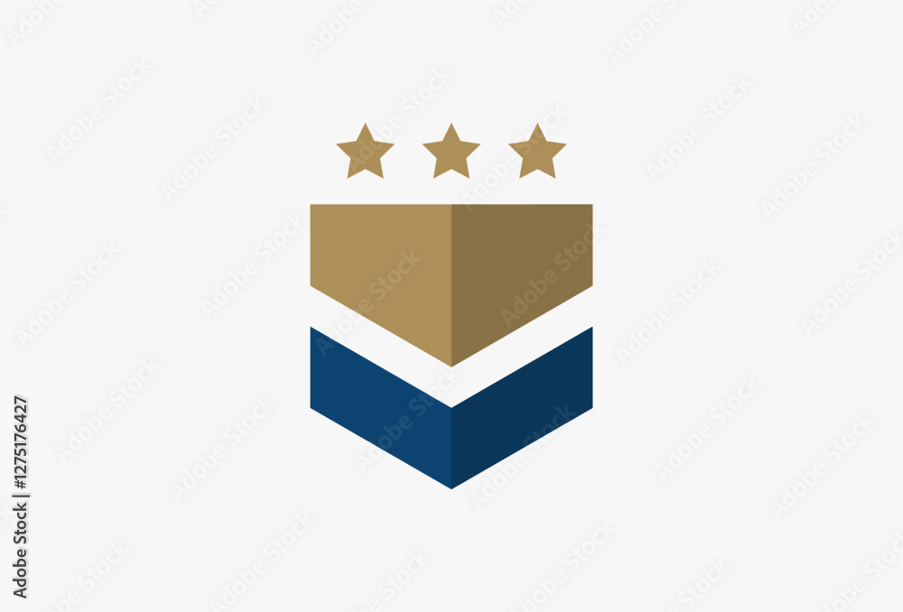 Army Rank Black Logotype Icon. Military Badge Insignia Symbol. Chevron ...