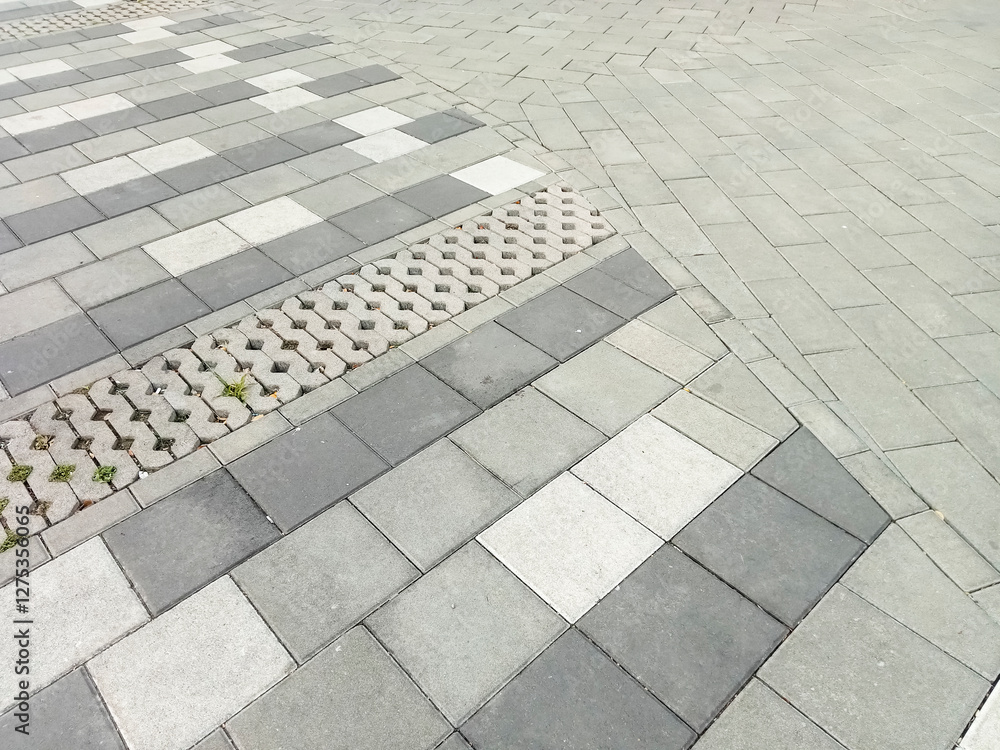 paving block background, combination of paving block arrangement, for ...