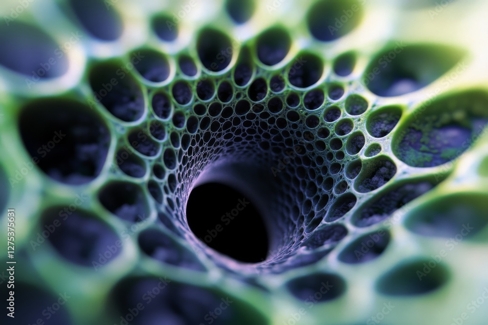 Fractal of outward growth versus inward collapse, the cancerous tumor ...